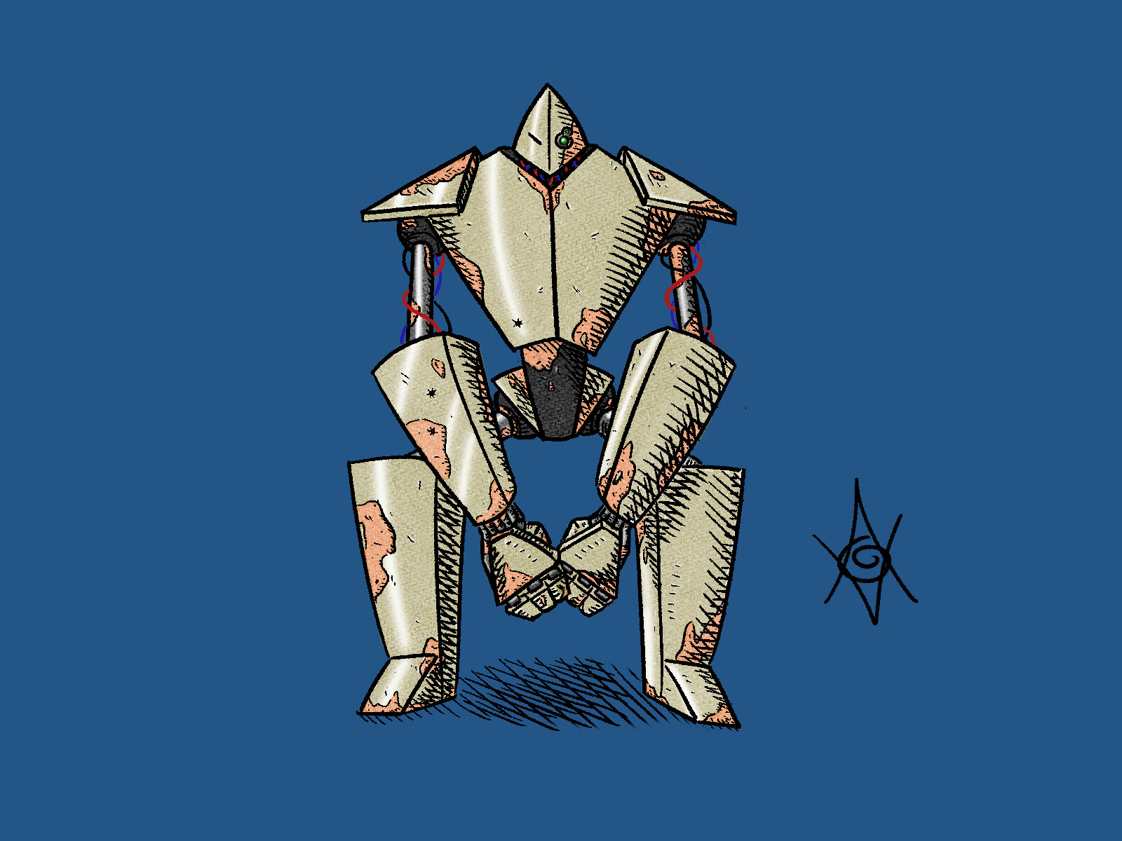 ArtStation - Bullet robot