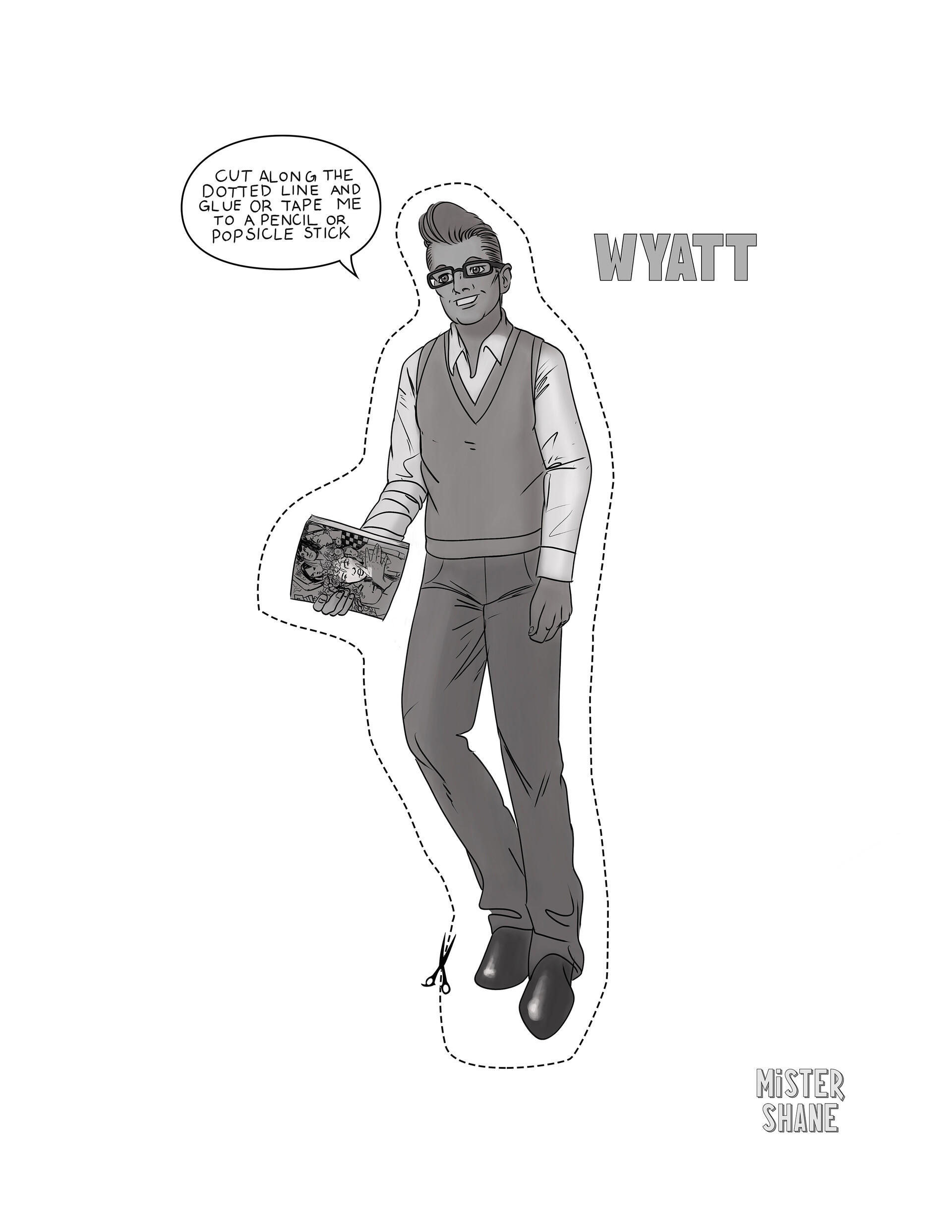 ArtStation - Wyatt Cut-out (Project Playbox: The Art of the Guest)