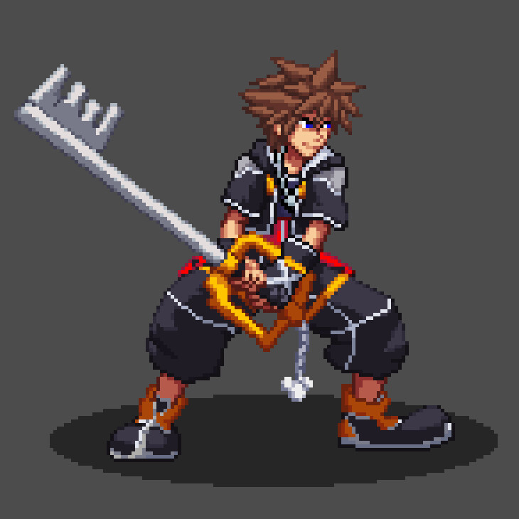 ArtStation - King Hearts 2 Sora Sprite