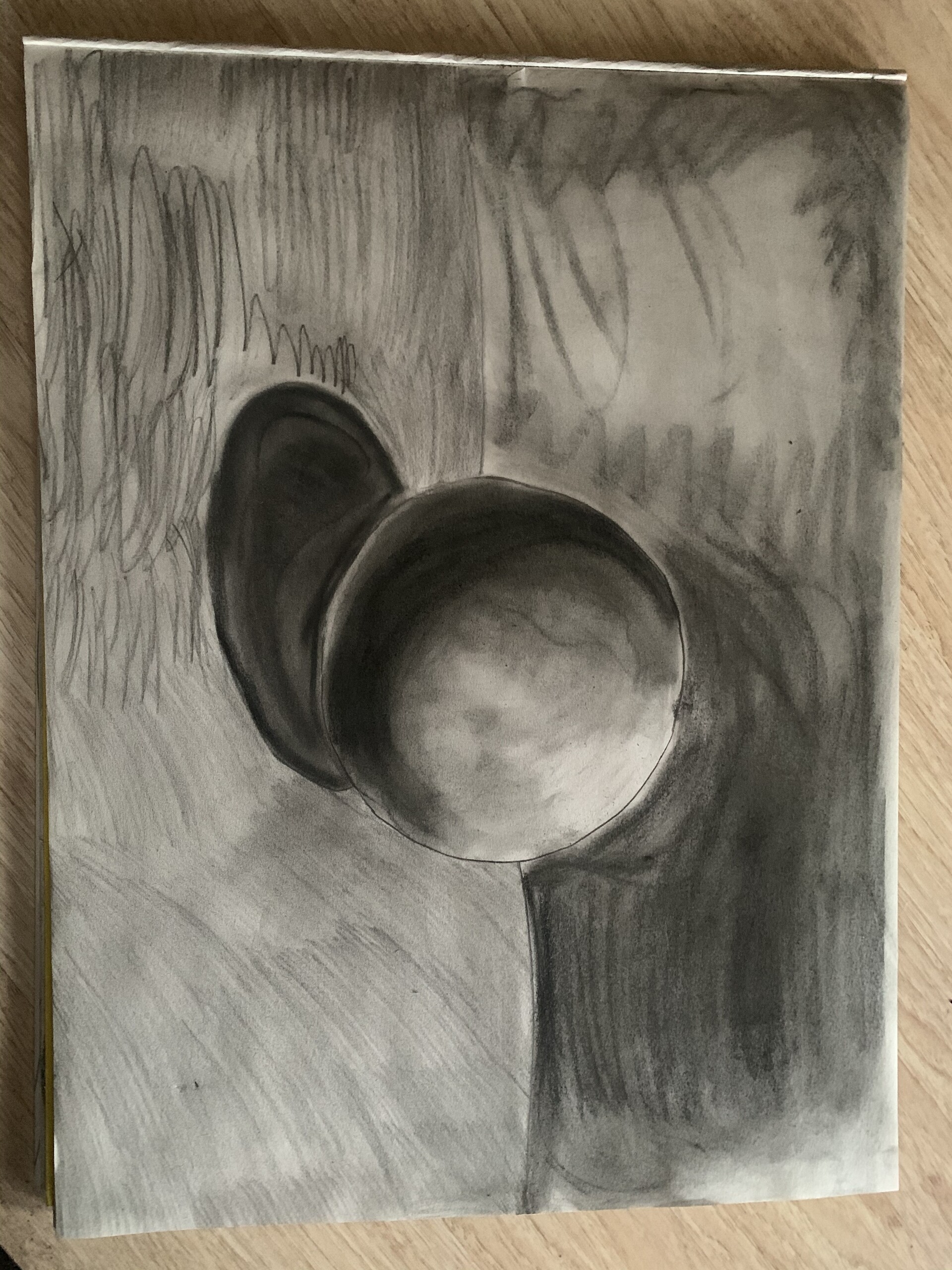ArtStation - Drawing sphere with charcoal