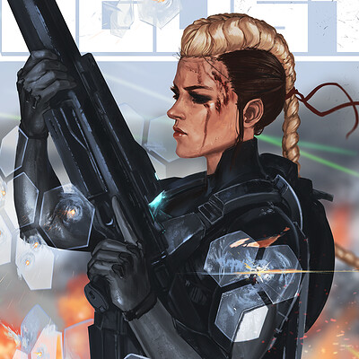 Jordan Porter "GRIMM" - Original Character Illustrations