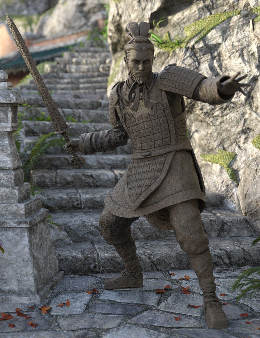 ArtStation - The Action General Terracotta Warrior