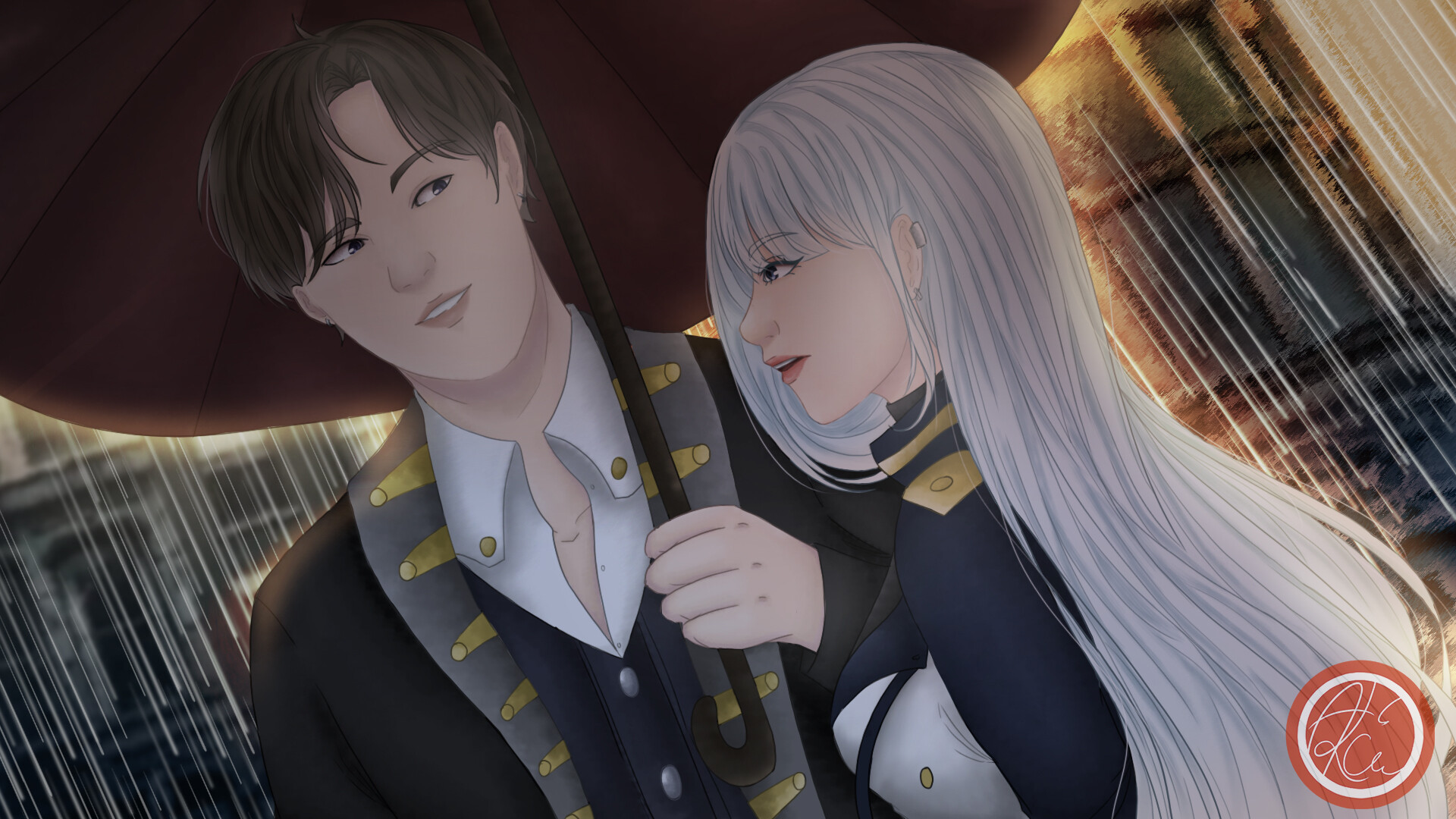 ArtStation - A UwU Tober 2021- Rain