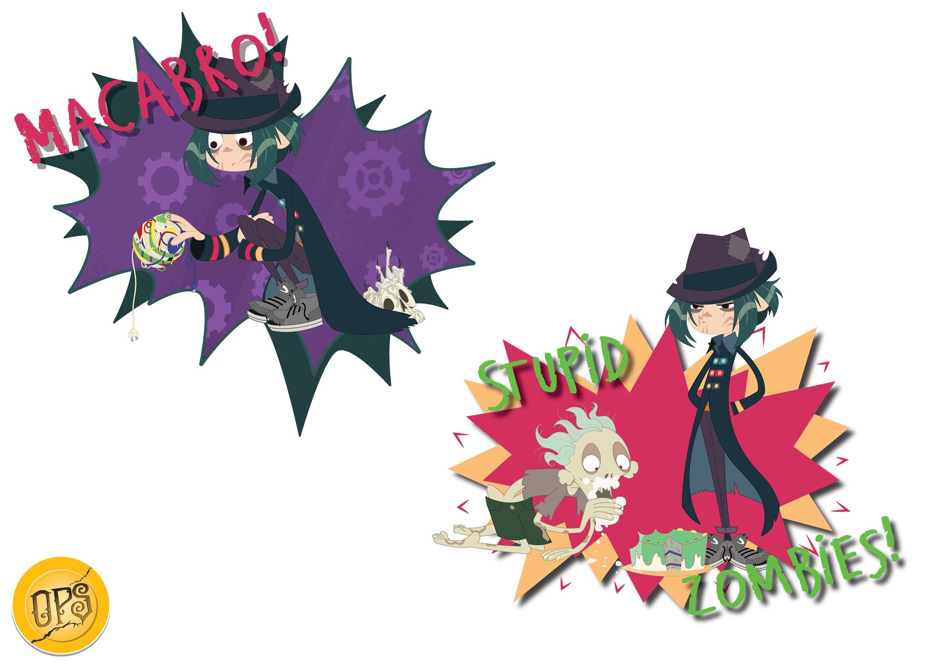 Leonardo Ligustri - OPS Tv Series - Vectorial Artwork for Licensing Products