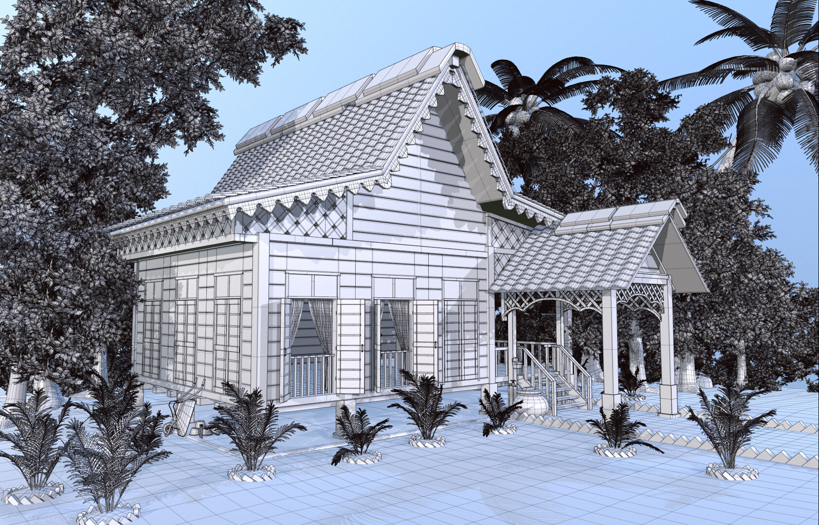 HAWA NAJIHAH - Traditional Malay House - Rumah Kampung