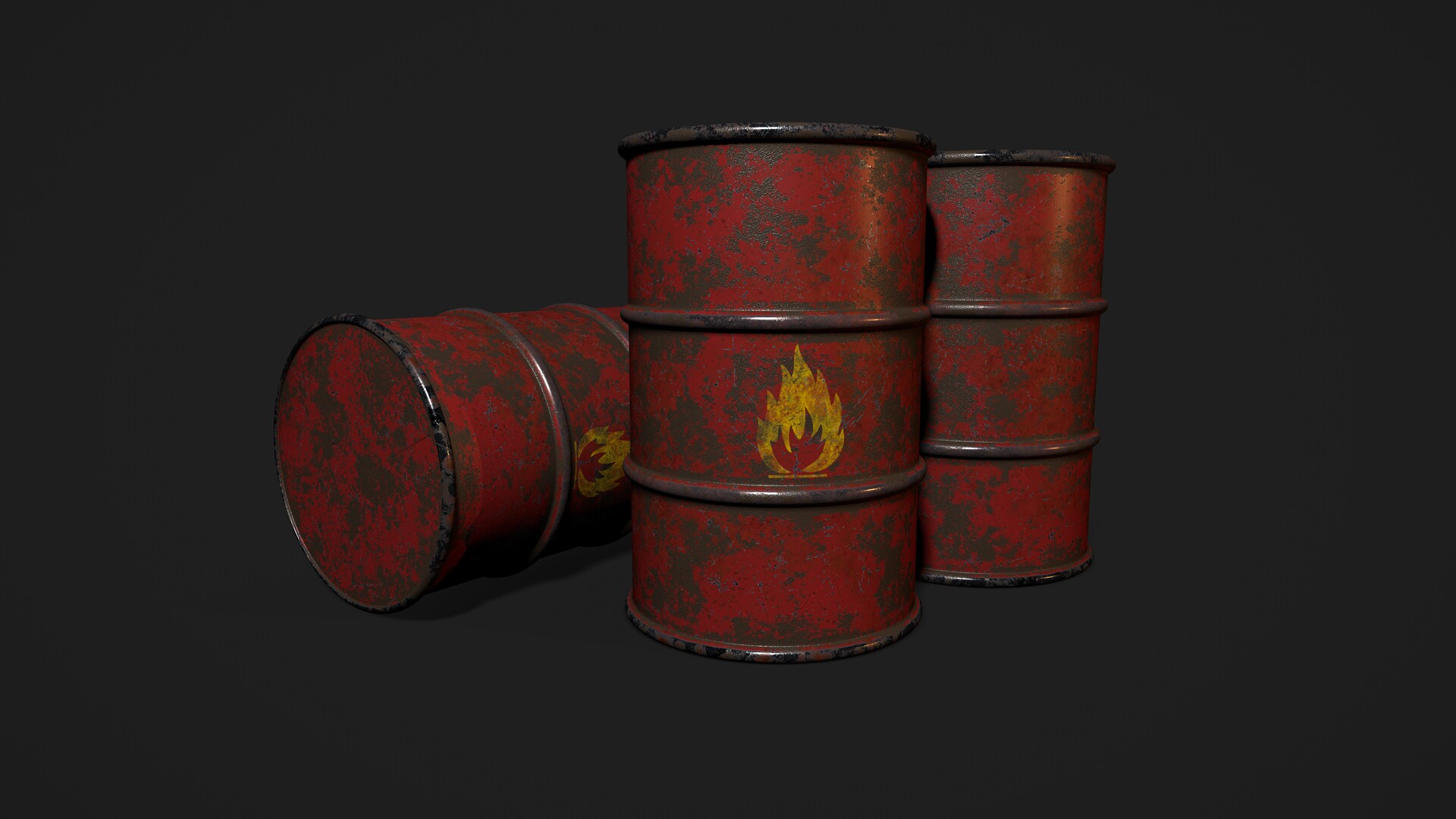 ArtStation - Oil cans