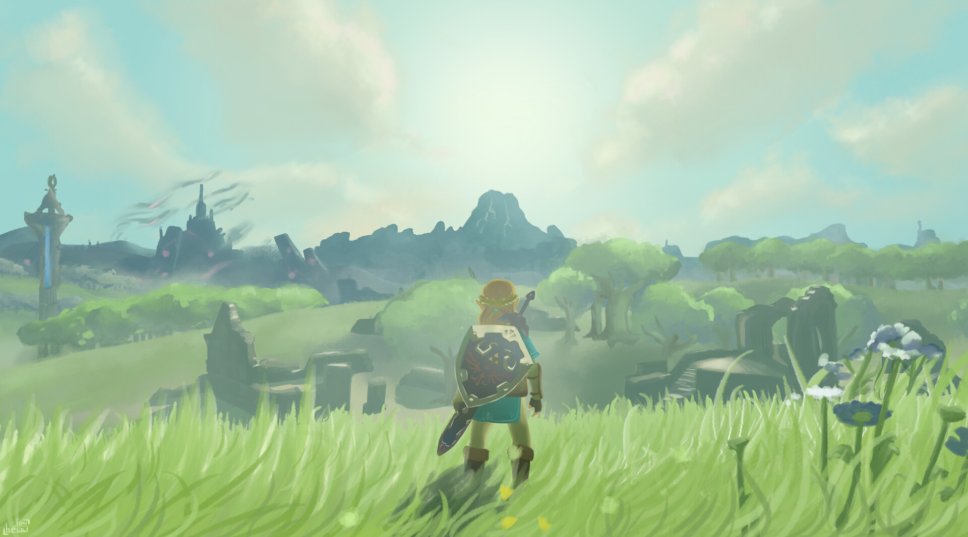 ArtStation - The Landscapes of The Legend Of Zelda