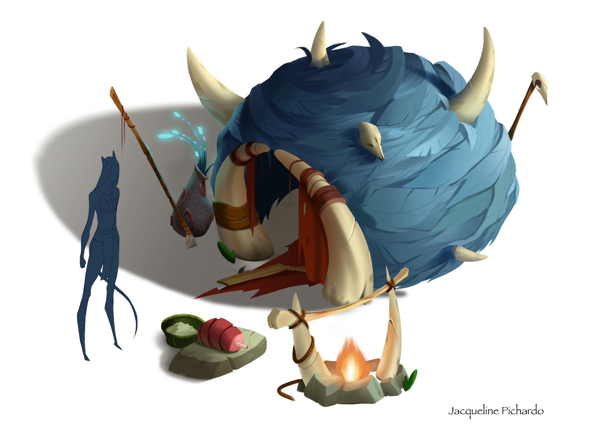 ArtStation - Alien Hut-Base Camp