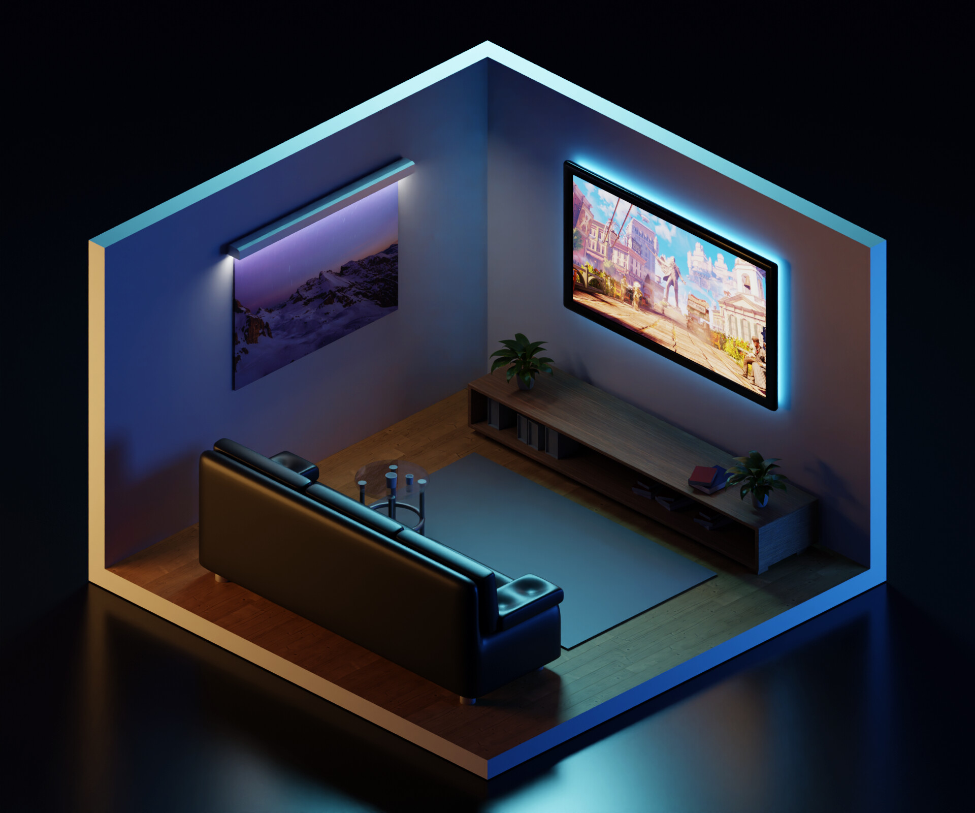 ArtStation - Isometric Room 2