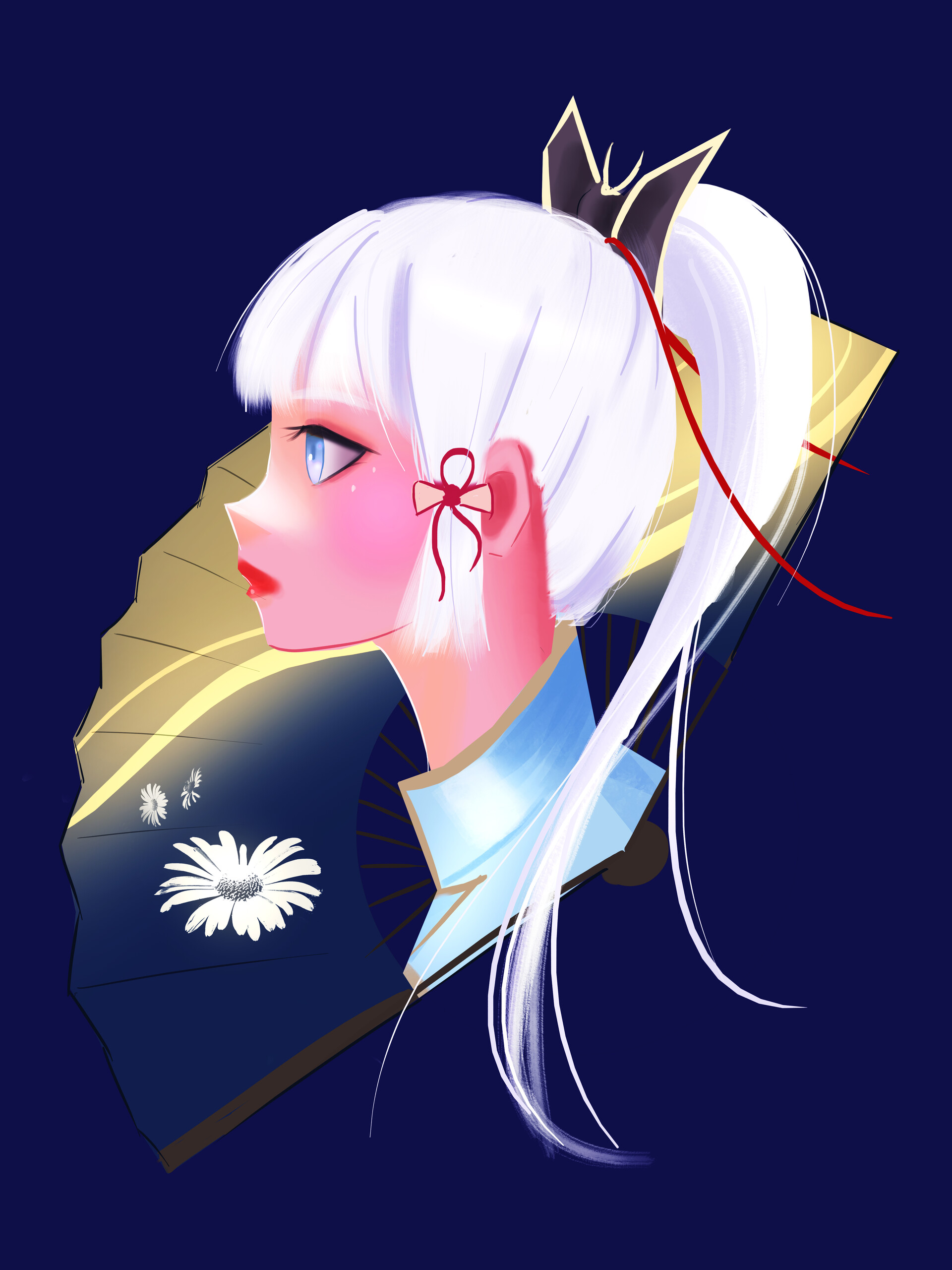 ArtStation - Kamisato Ayaka portrait