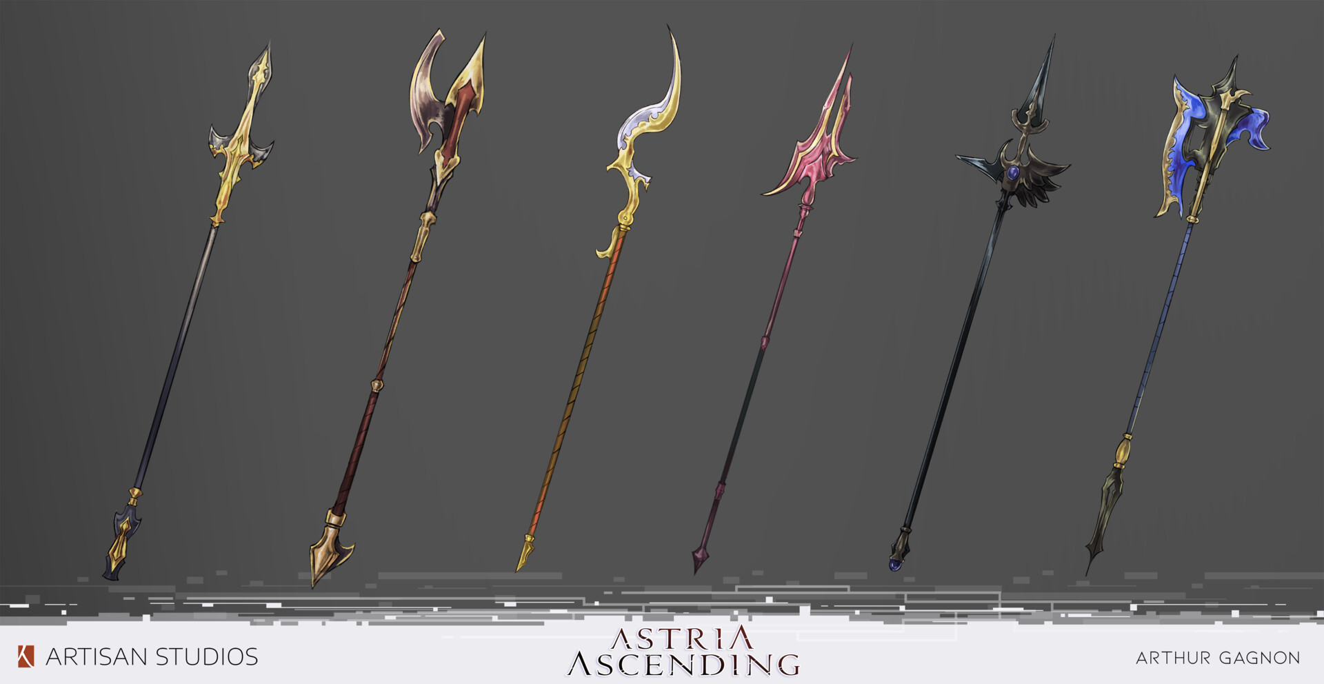 ArtStation - Astria Ascending - Weapons of the Demigods