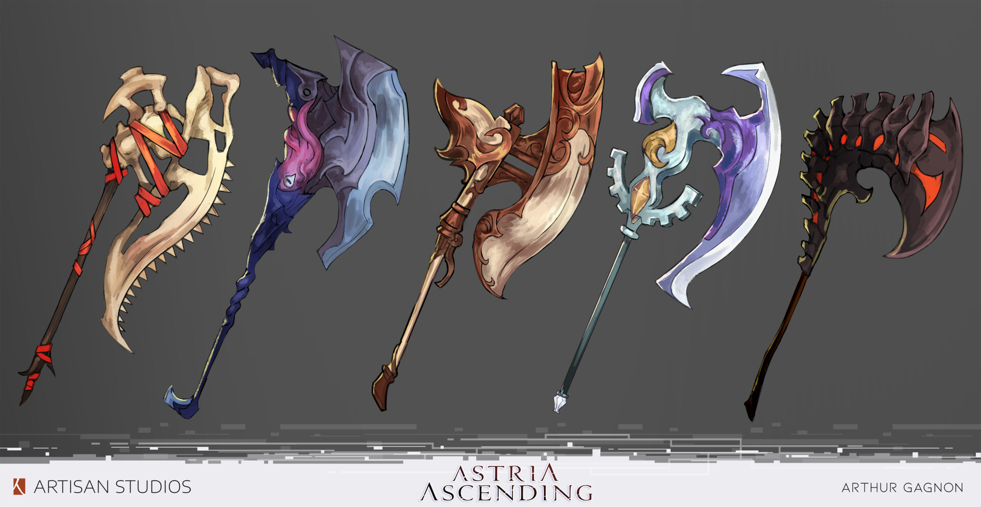 ArtStation - Astria Ascending - Weapons of the Demigods