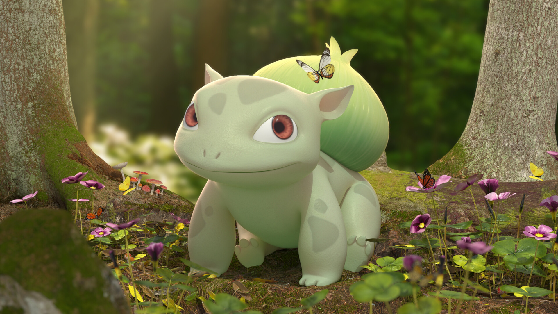 ArtStation - Bulbasaur 妙蛙宝宝