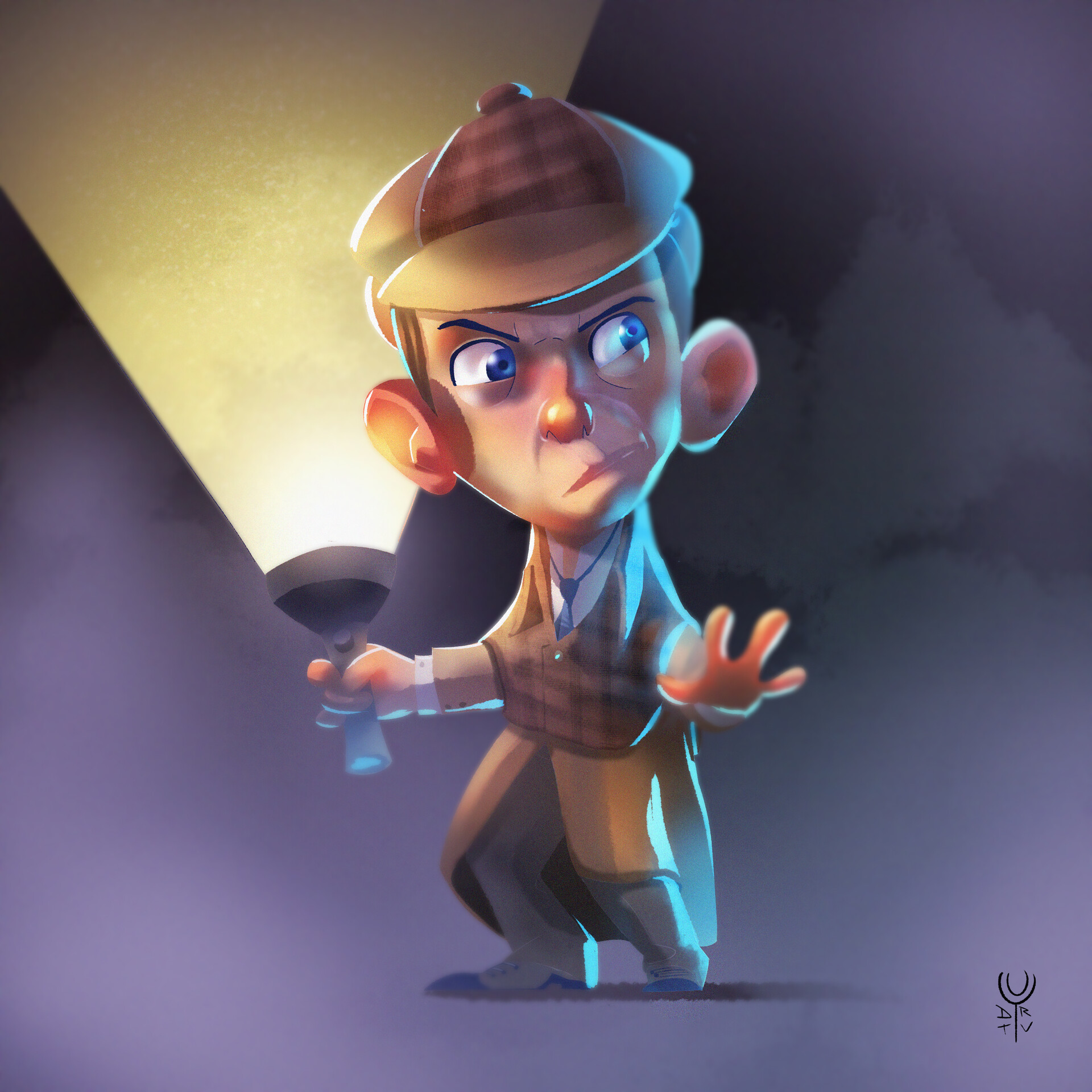 ArtStation - Sherlock Holmes fan art