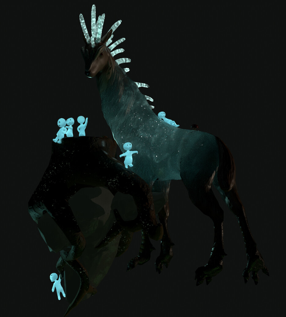 Emily Pelz - Princess Mononoke Diorama