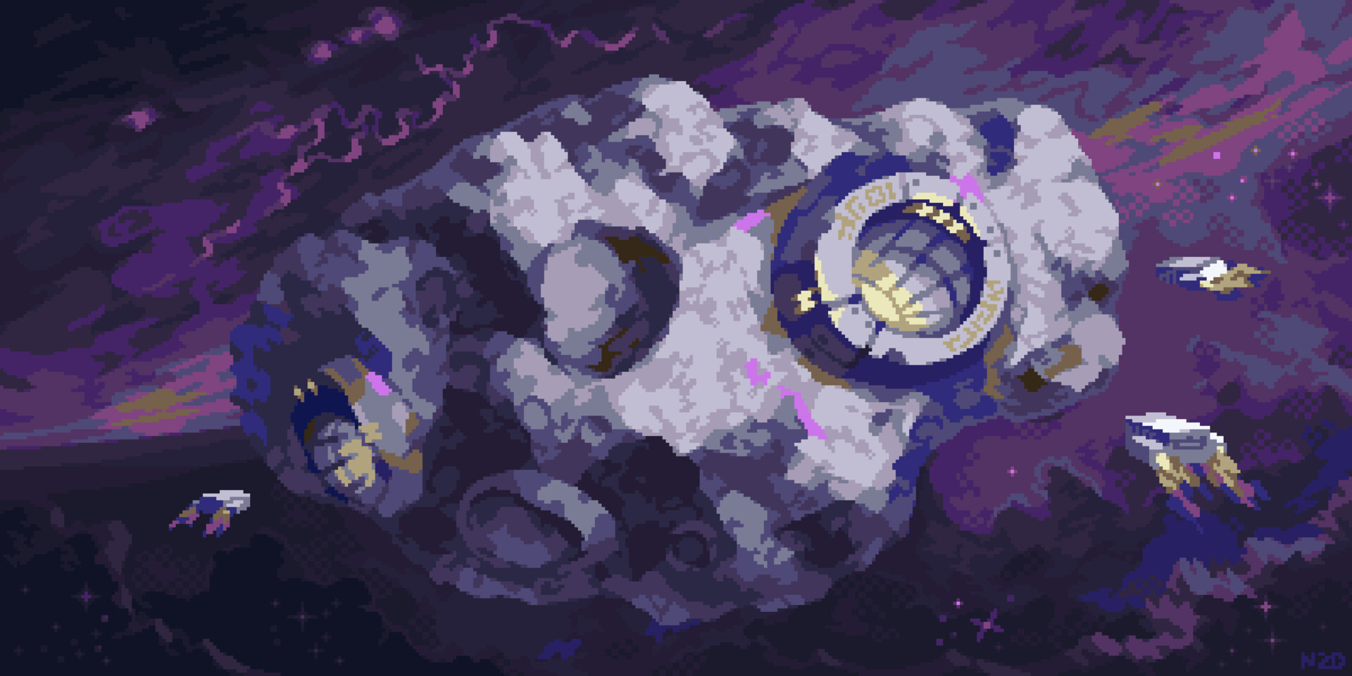 ArtStation - Asteroid Outpost