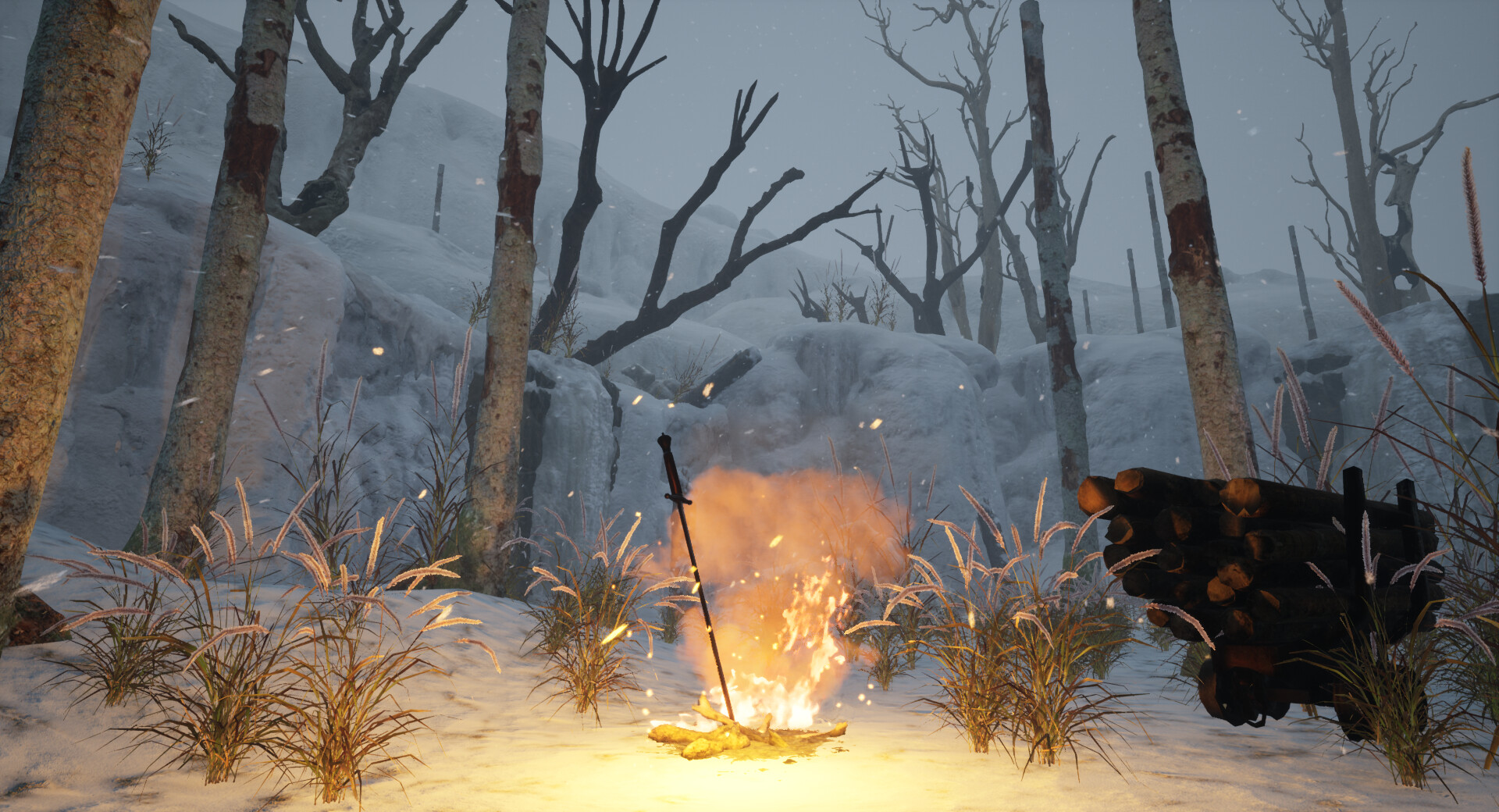 ArtStation - Snow Fantasy Environment Training