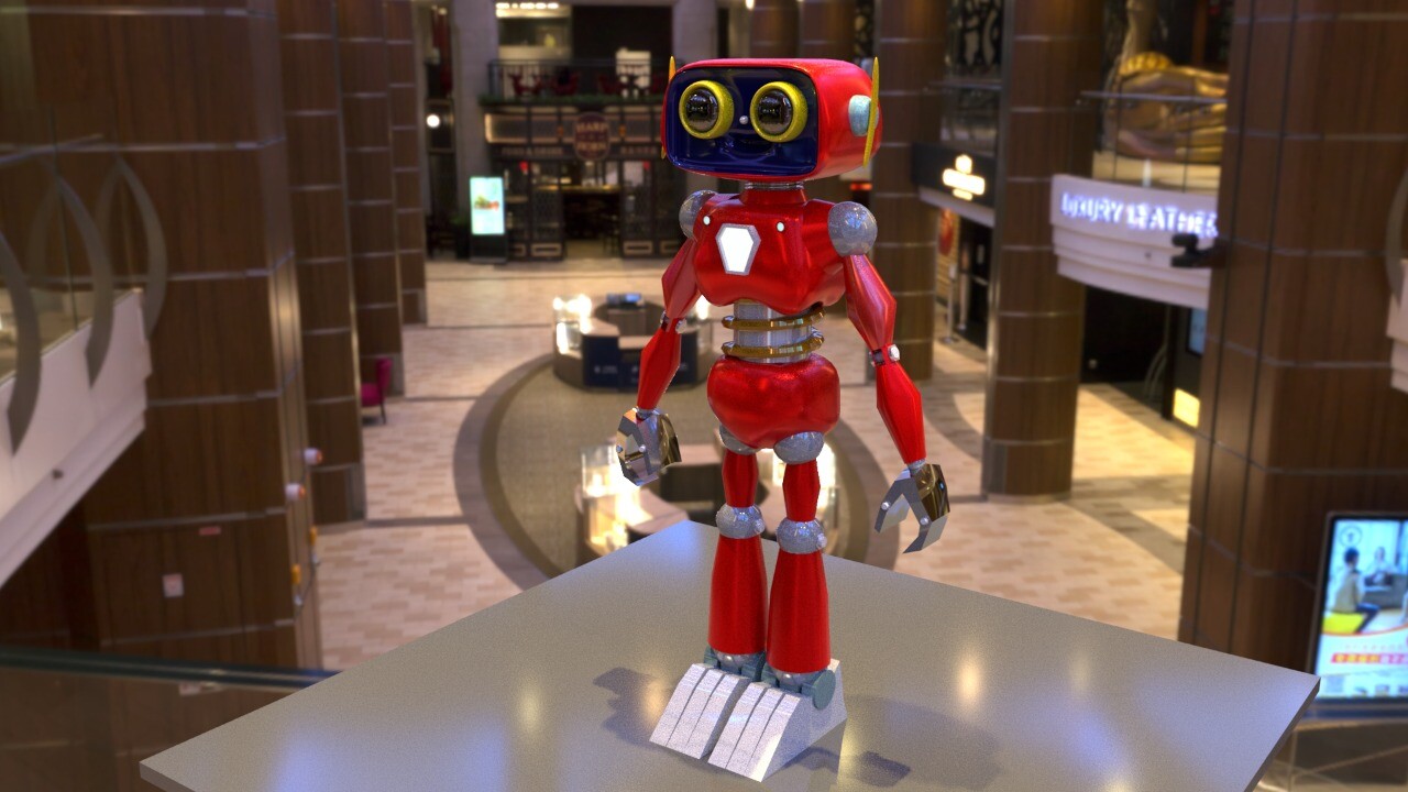 ArtStation - Robot rendering 3D