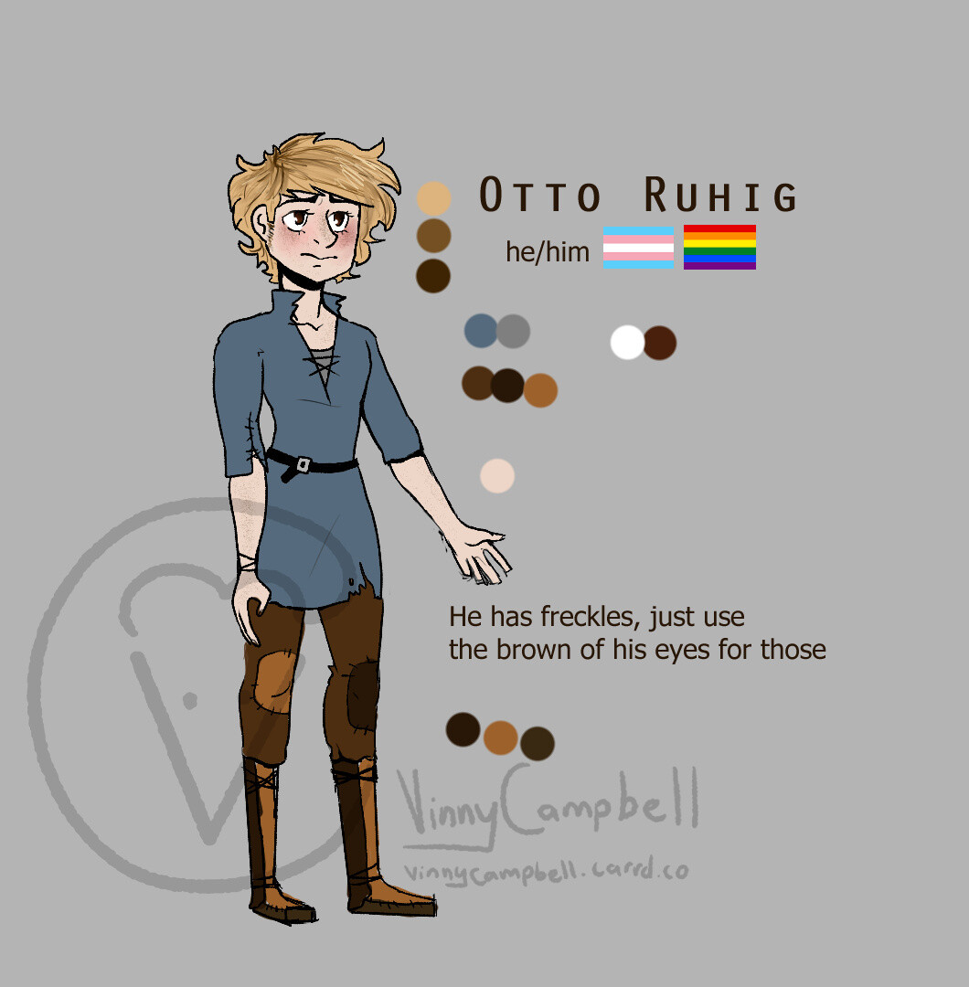 ArtStation - Otto Character Reference
