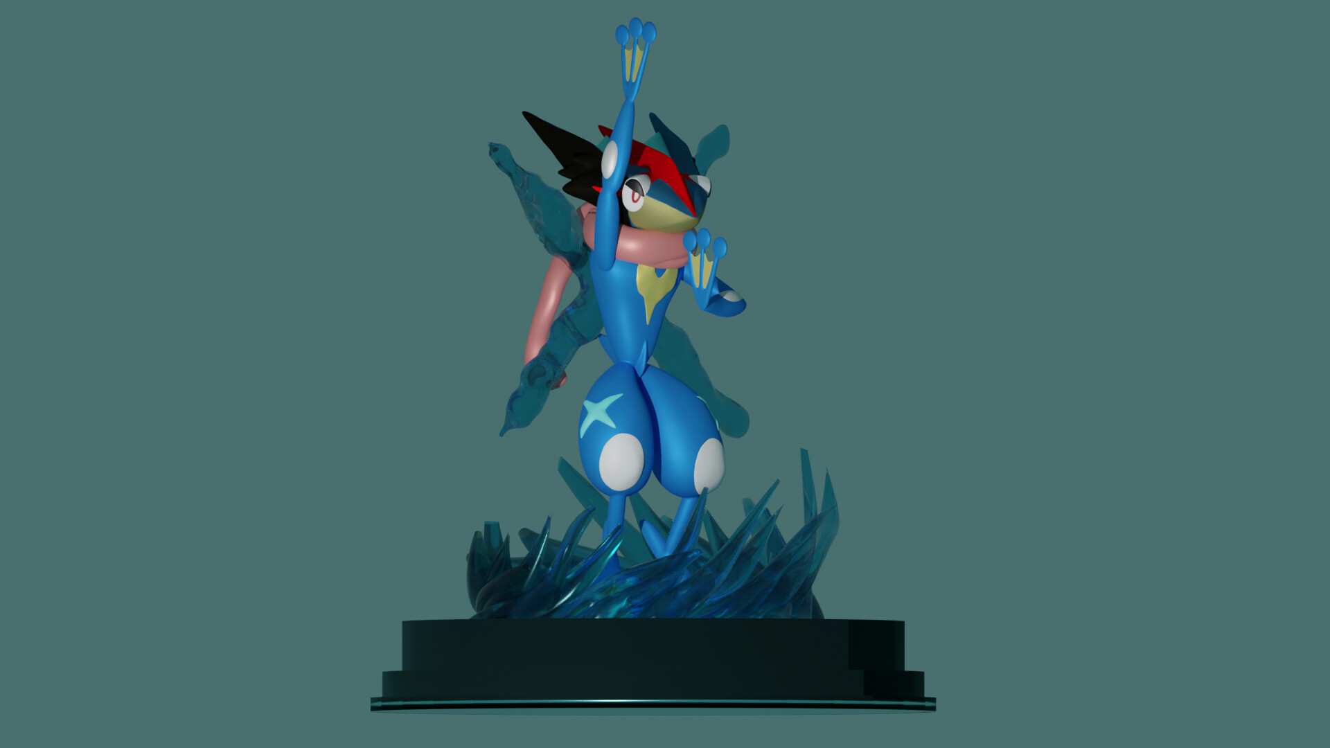 ArtStation - Greninja - Pokémon