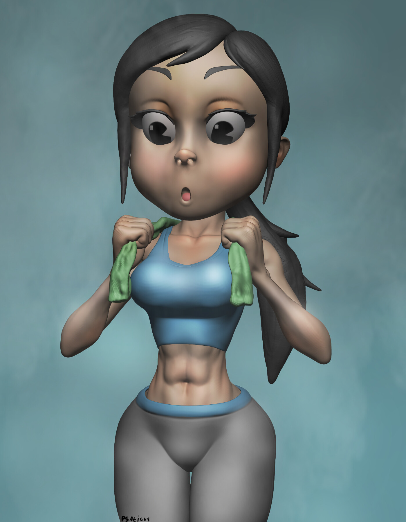 ArtStation - wii fit