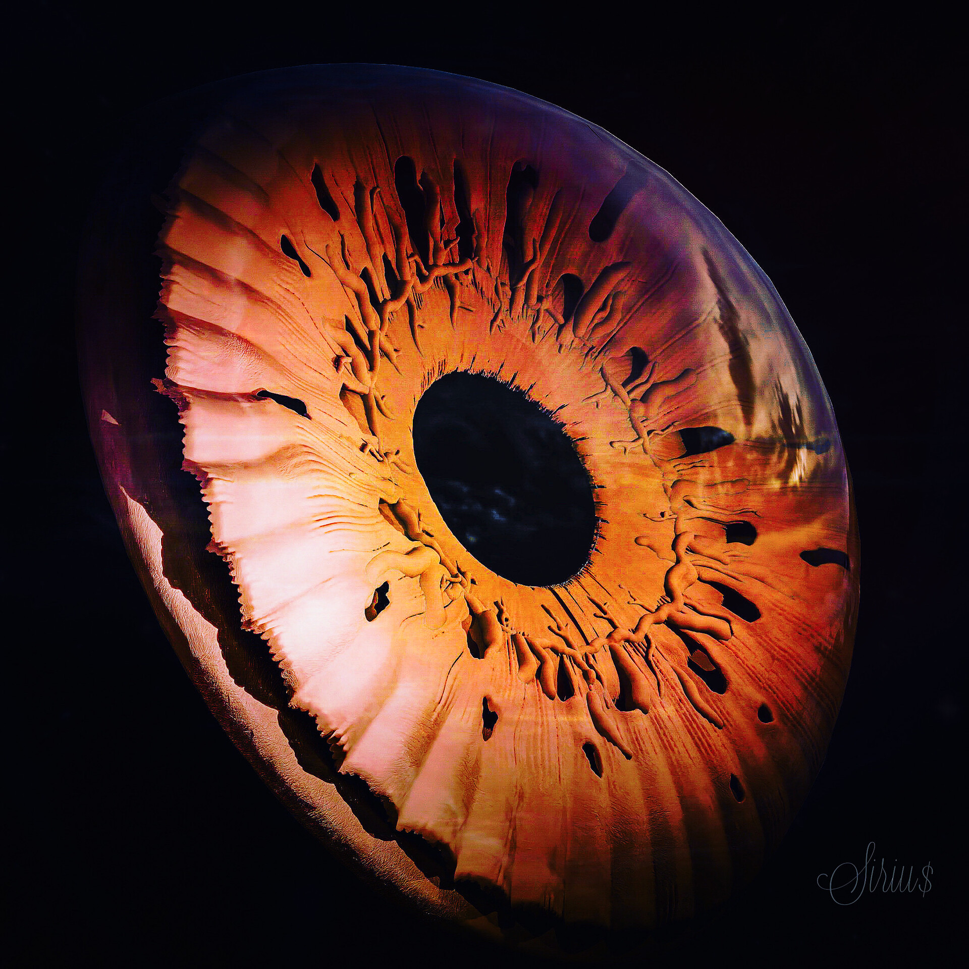 ArtStation - Human Retina sculpt