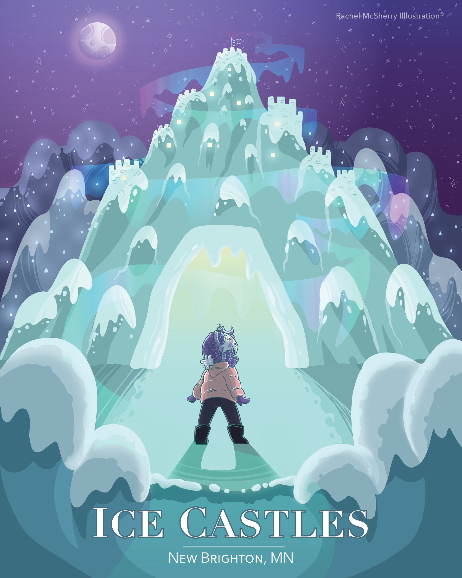 ArtStation - Ice Castles (Fan Poster)