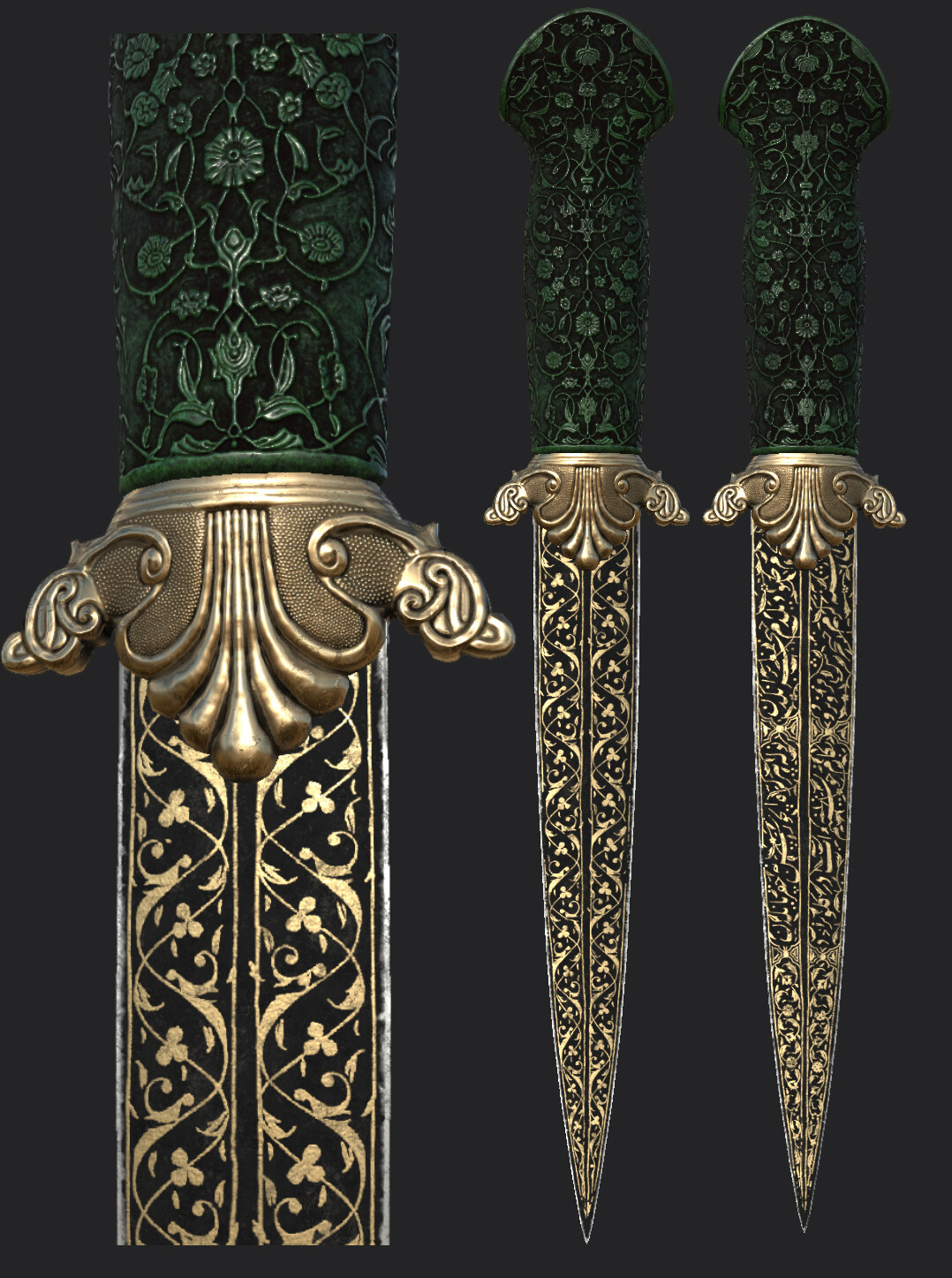 ArtStation - Game Ready Dagger