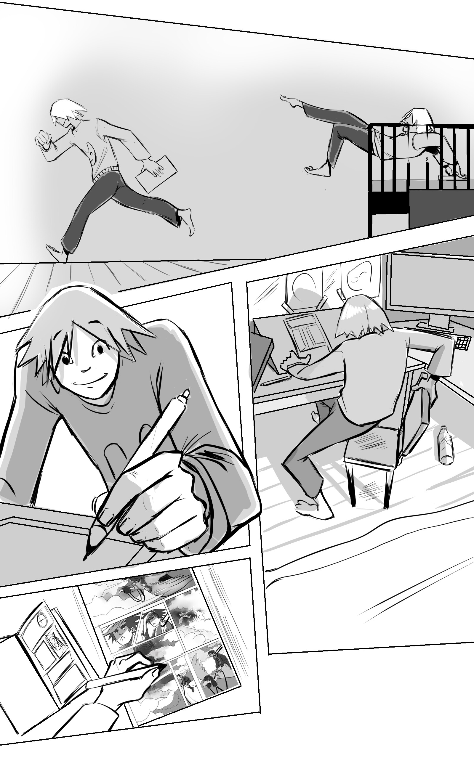 ArtStation - Comics page of my original story