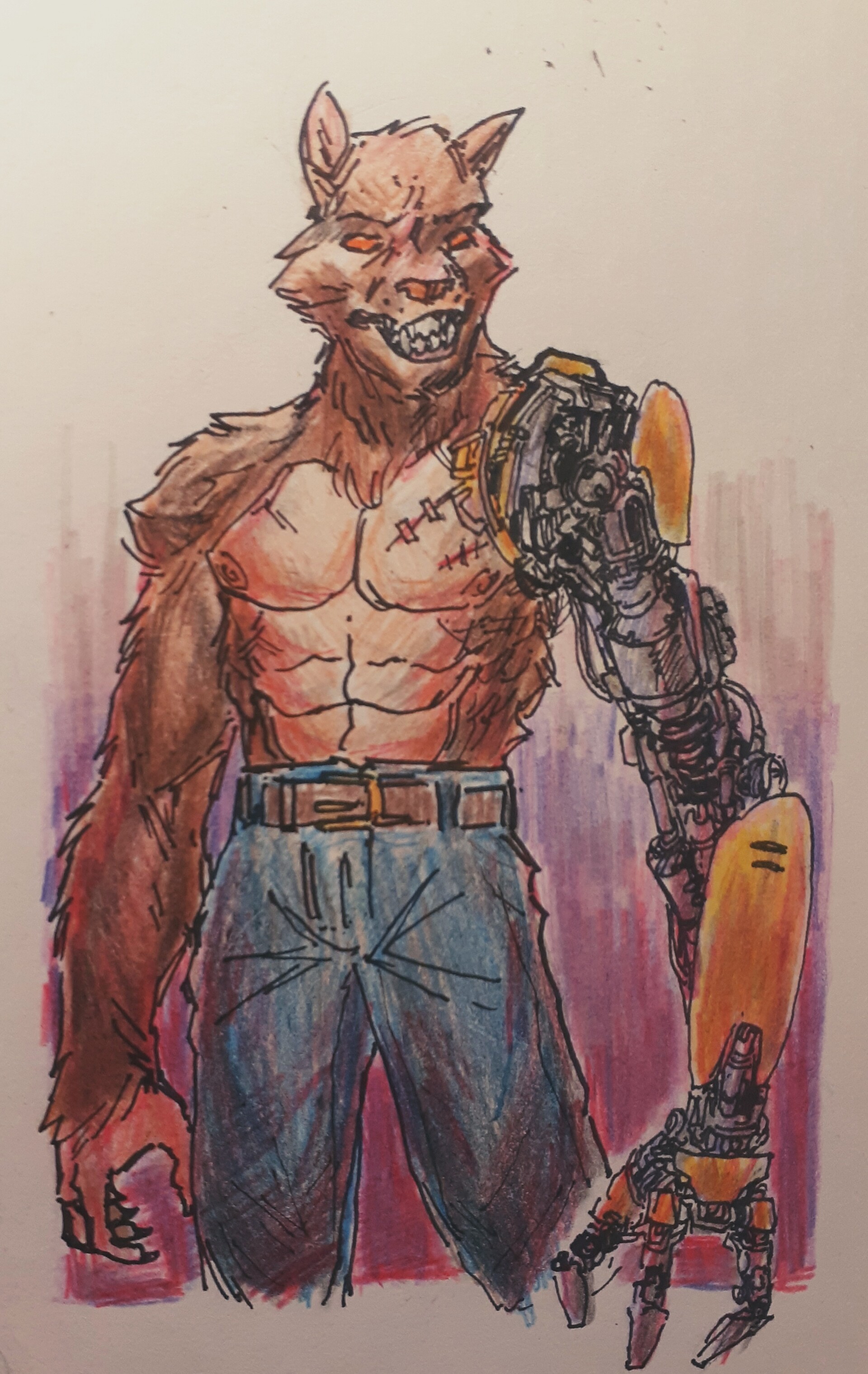 ArtStation - cyber-wolf!