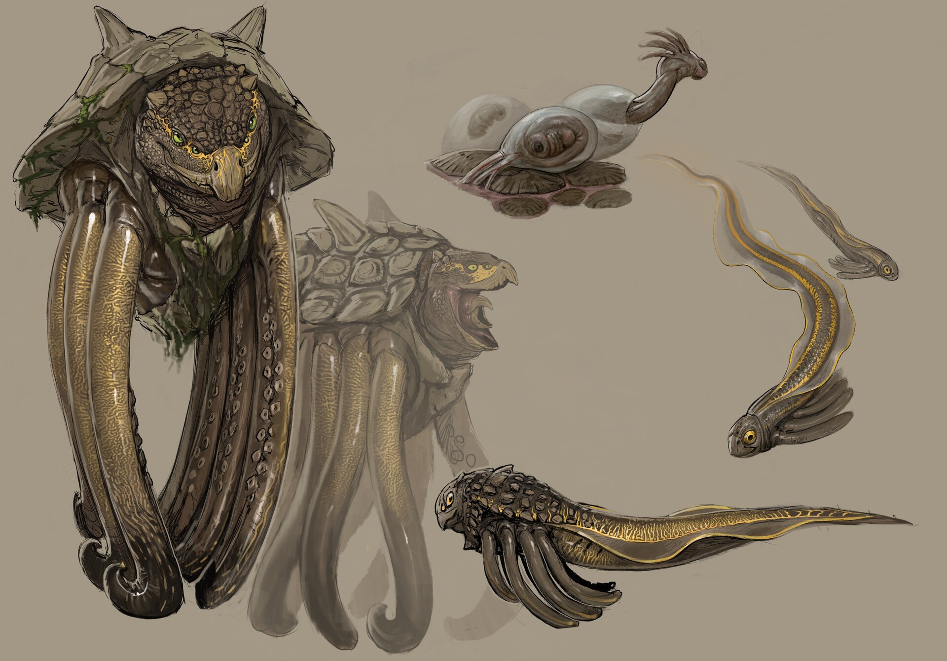 ArtStation - Creature lifecycle design