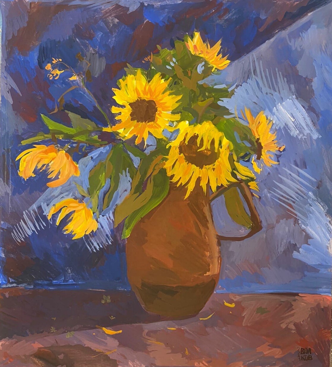 ArtStation - sunflowers / подсолнухи