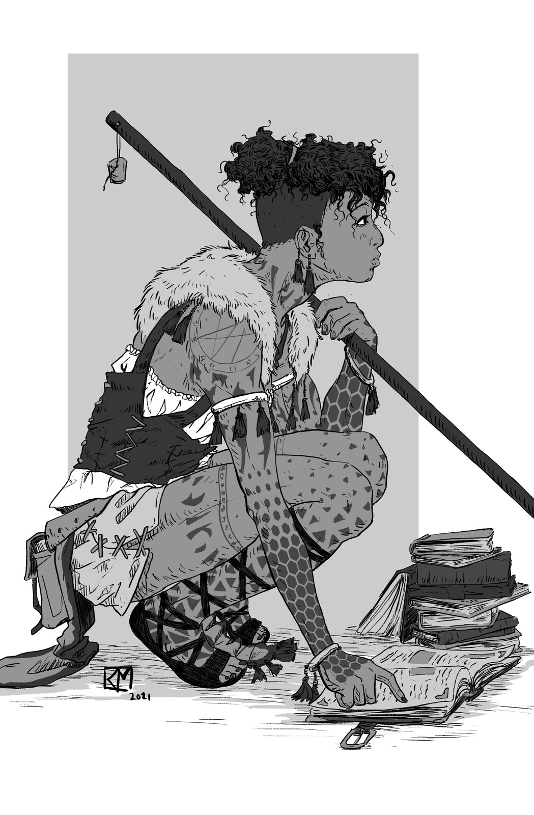 Kevin - October Inks 8 : Peasant Mage