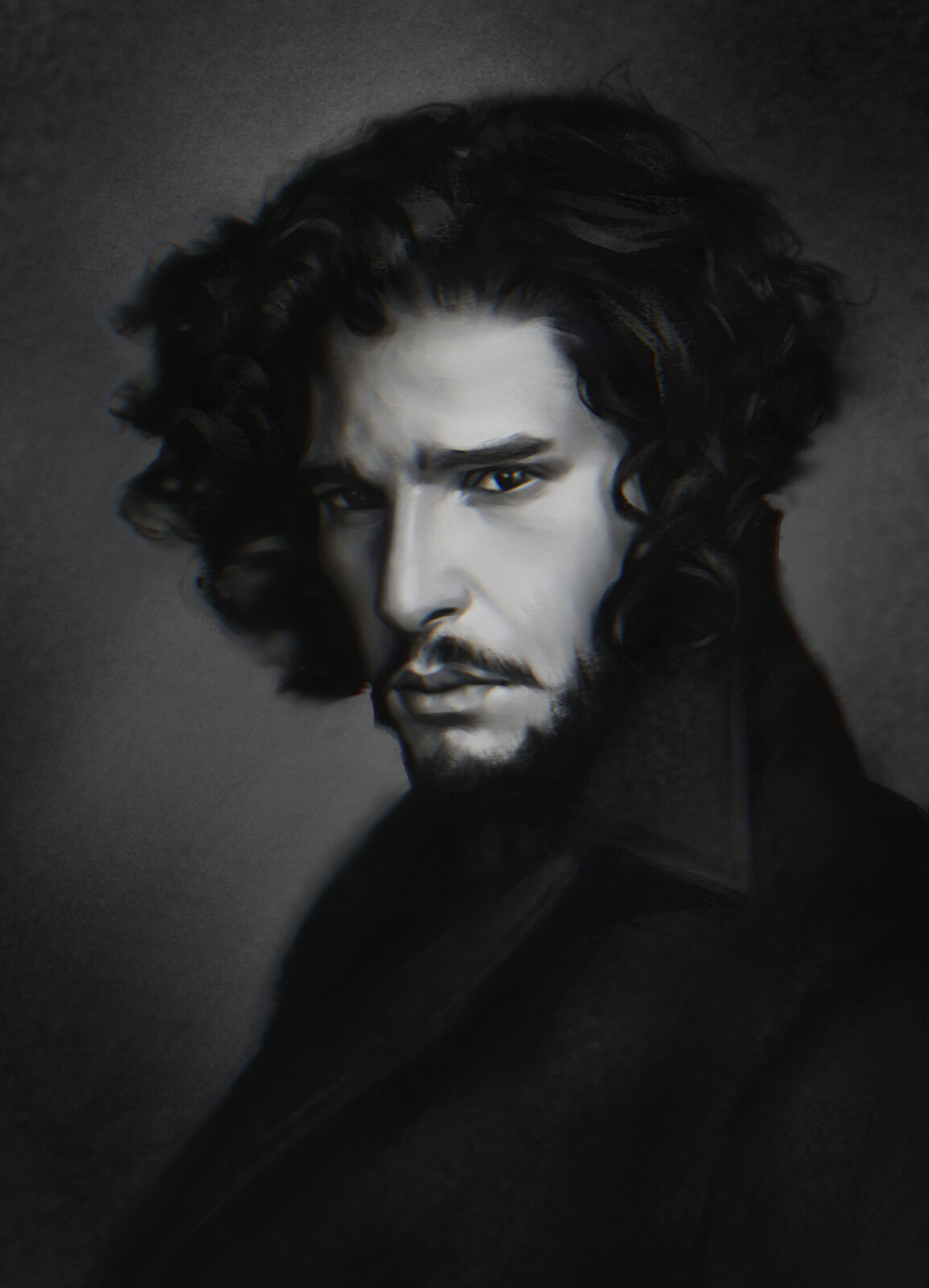 Dorian Fox - portrait of Kit Harington