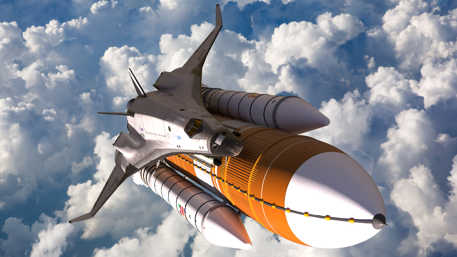 Futuristic Space Shuttles