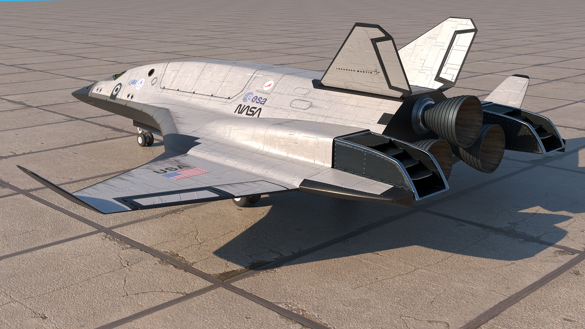 Futuristic Space Shuttles