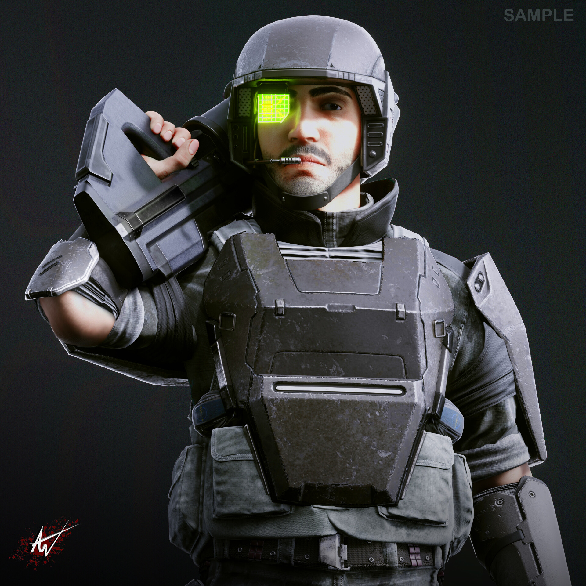 ArtStation - Halo Combat Evolved BETA Marine (HD)