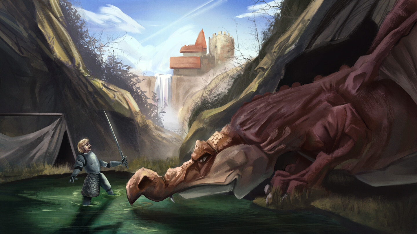 ArtStation - When I woke up the dragon was already here