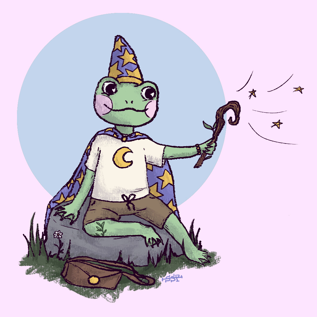 ArtStation - Frog Wizard