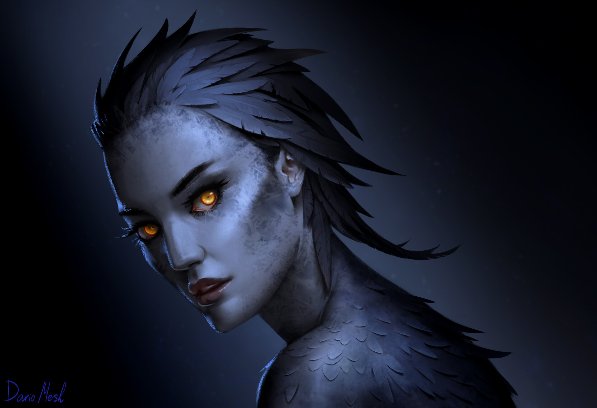 ArtStation - Raven (+steps)