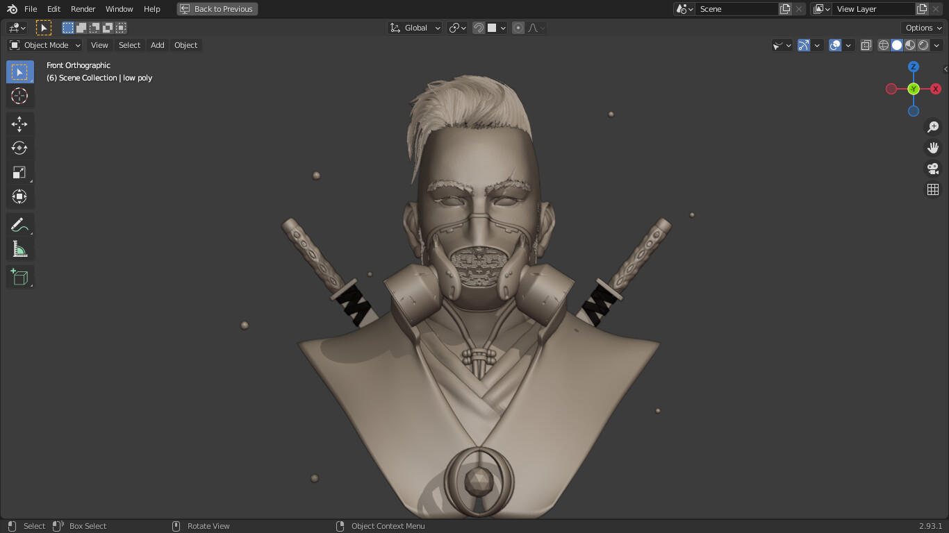 Tanmoy Mondal - sculpting practice work concept character