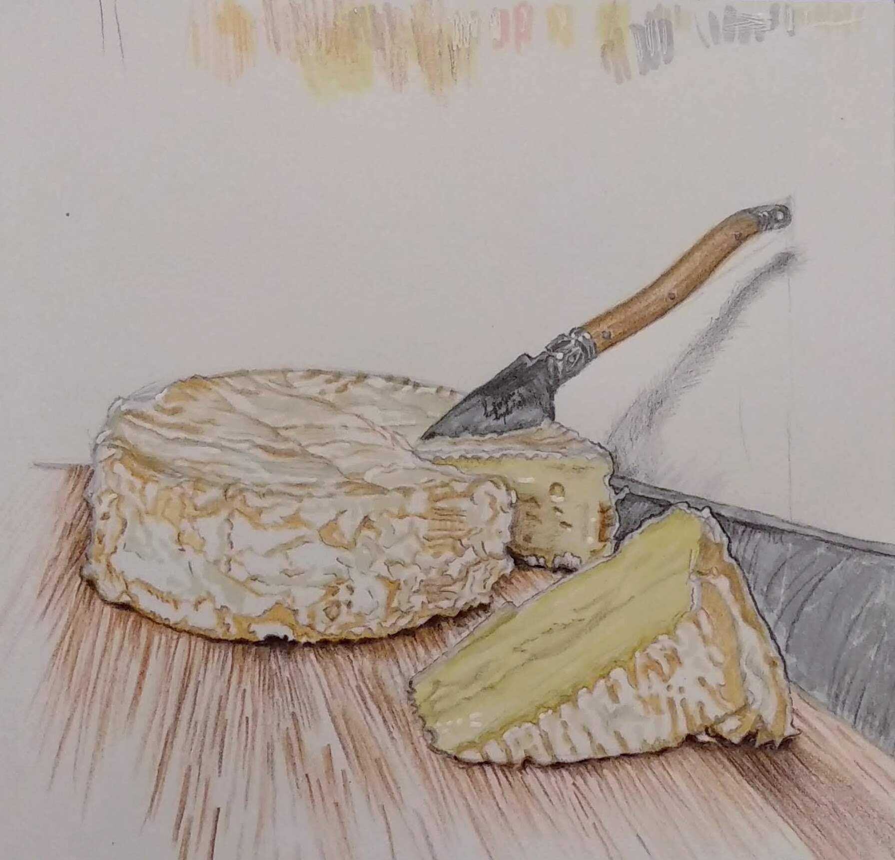 ArtStation - Cheese still life