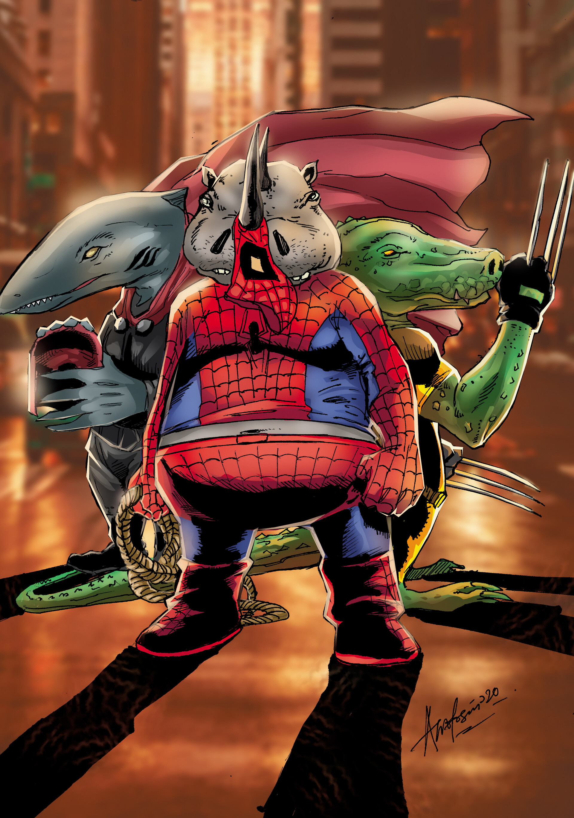 ArtStation - super hero wannabes