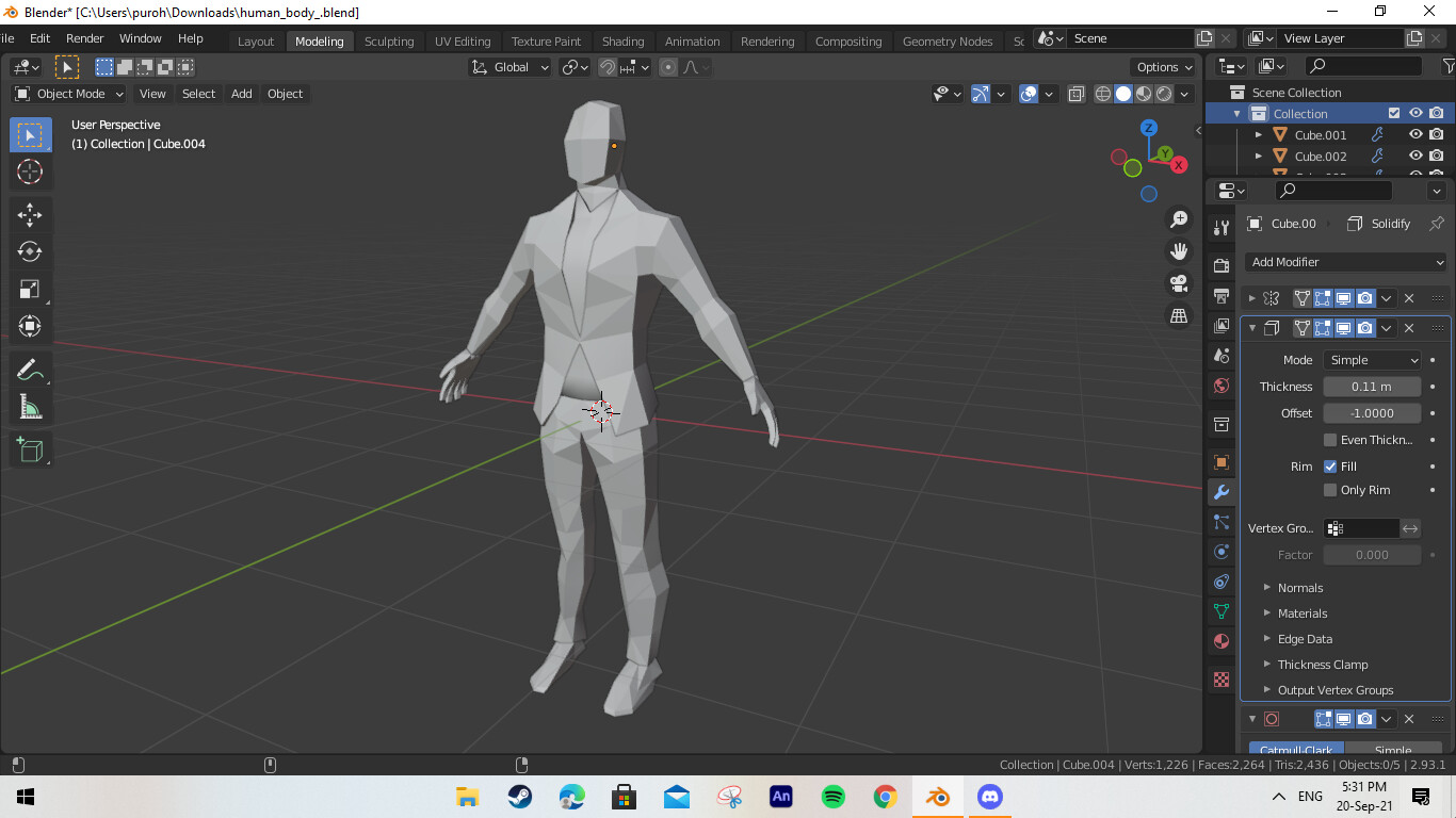 ArtStation - low poly human with customization