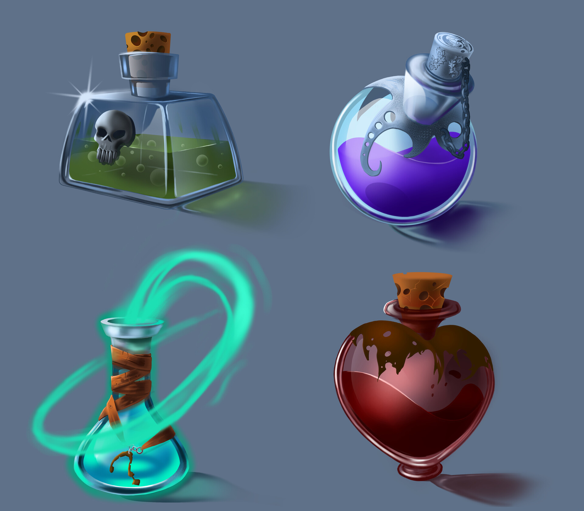 ArtStation - Potions