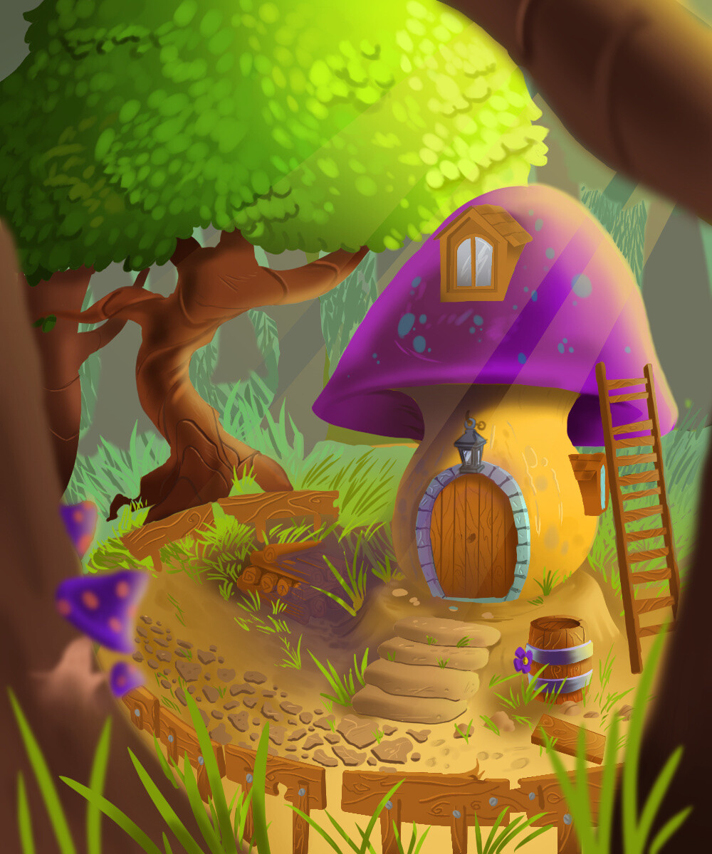 ArtStation - Forest house