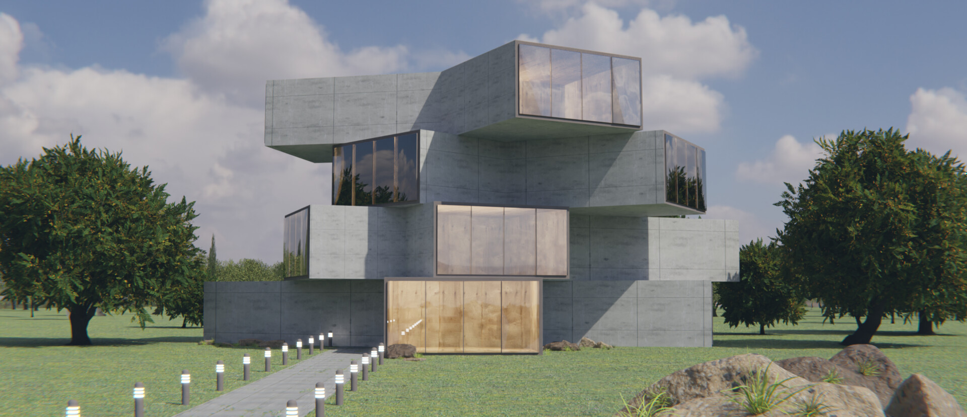 ArtStation - Modular house