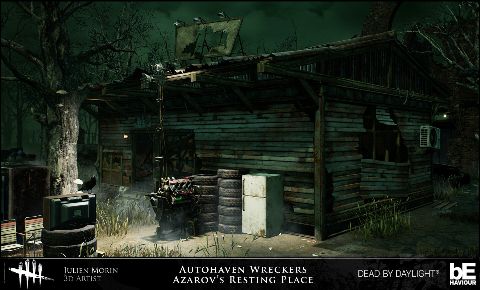 Julien Morin - Dead by Daylight - Autohaven Wreckers - Azarov’s Resting ...