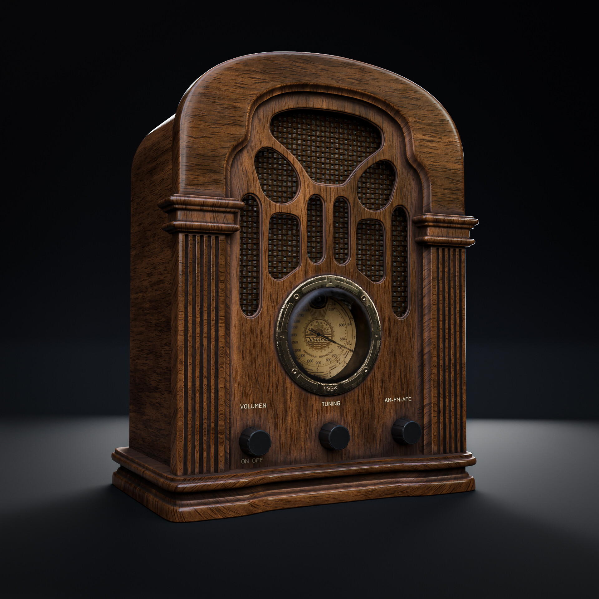 ArtStation - Old Radio