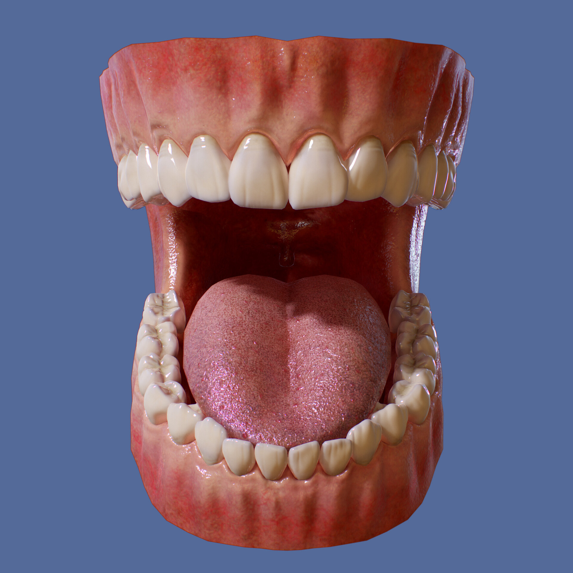 ArtStation - Teeth - Mouth Interior Real Time